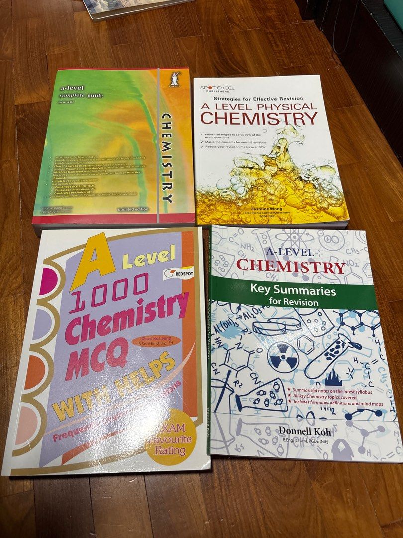 A-Level Chemistry & Physics Revision Books, Hobbies & Toys, Books ...