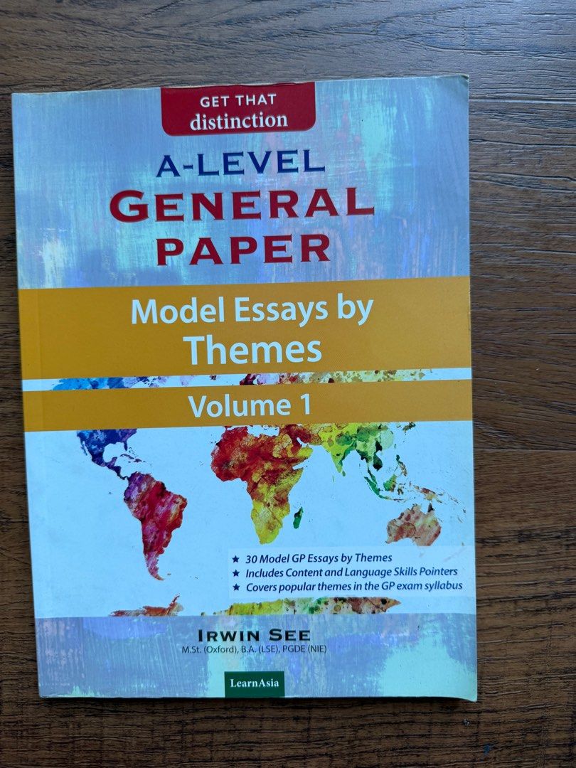 A-Level General Paper Model Essays by Themes (Volumes 1, 2, 3), Hobbies ...