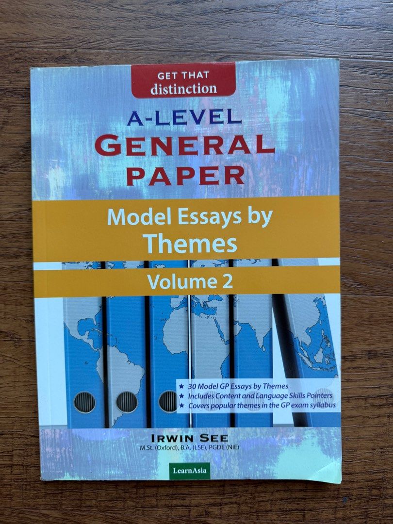 A-Level General Paper Model Essays by Themes (Volumes 1, 2, 3), Hobbies ...