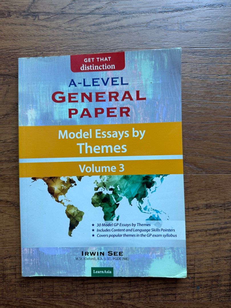 A-Level General Paper Model Essays by Themes (Volumes 1, 2, 3), Hobbies ...