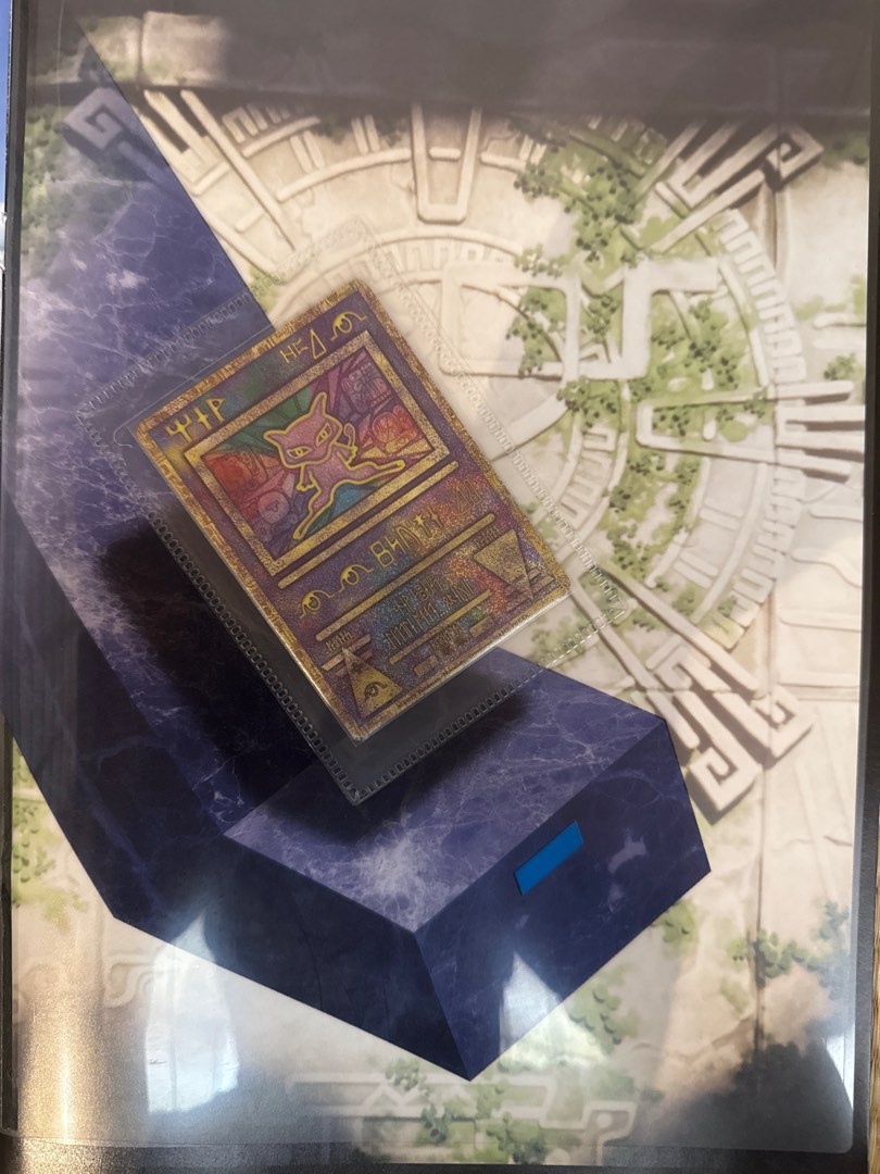 Ancient Mew promo mewtwo strikes back evolution with magazine, Hobbies ...