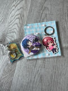 Assorted Anime Rubber Keychains - Various Characters, Hobbies & Toys ...