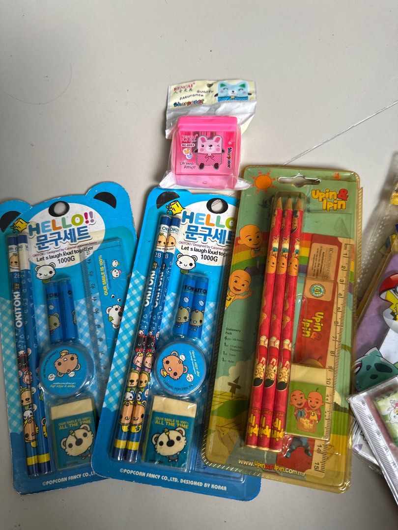 Assorted Stationery Sets - Pokemon, Winnie the Pooh, etc., Hobbies ...
