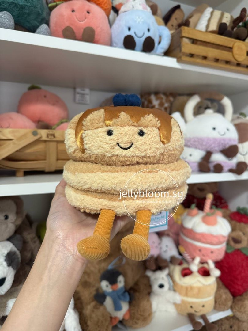 Authentic Jellycat Amuseables Fran Pancakes, Hobbies & Toys, Toys ...
