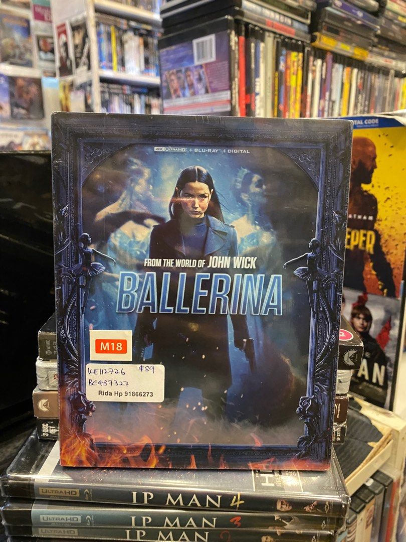 Ballerina 4K Blu Ray Steelbook, Hobbies & Toys, Music & Media, CDs ...