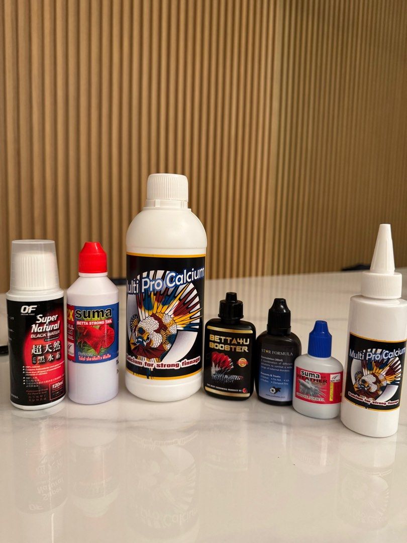 Betta Fish Supplements - Multi Pro Calcium, Suma, OF, Pet Supplies ...