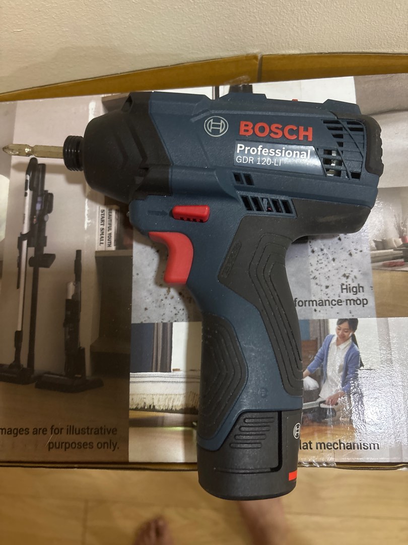Bosch Professional GDR 120-LI Impact Driver, Furniture & Home Living ...