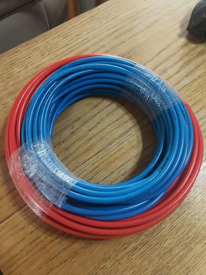 BVR 2.5sqmm Electrical Wire (15m)- Red and Blue, TV & Home Appliances ...