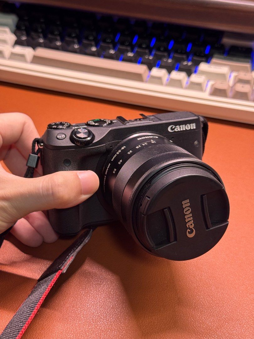 Canon EOS M3 Mirrorless Camera with 18-55mm Lens, Photography, Cameras ...