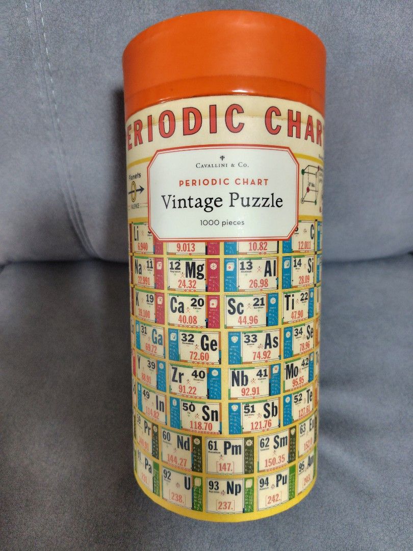 Cavallini & Co. Periodic Chart Vintage Puzzle, Hobbies & Toys, Toys ...