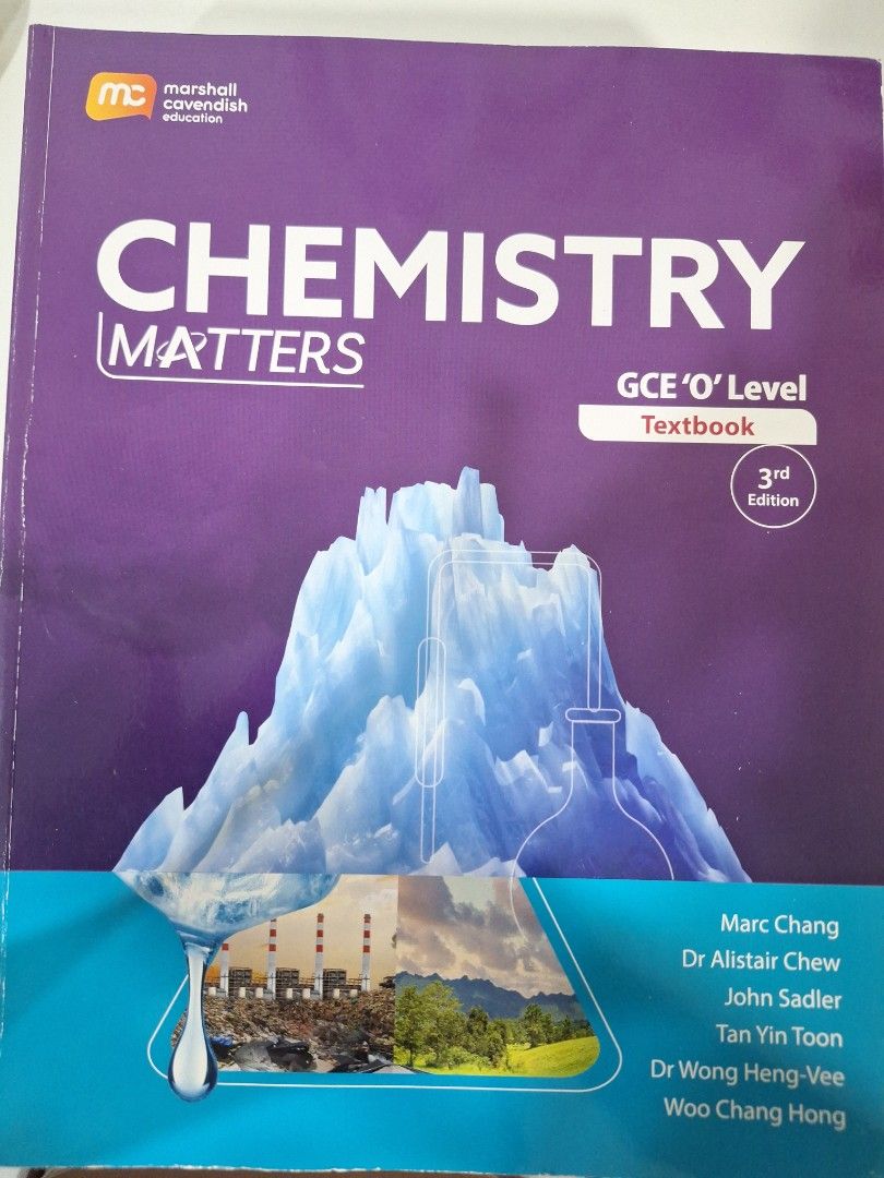 Chemistry Matters GCE 'O' Level Textbook, Hobbies & Toys, Books ...
