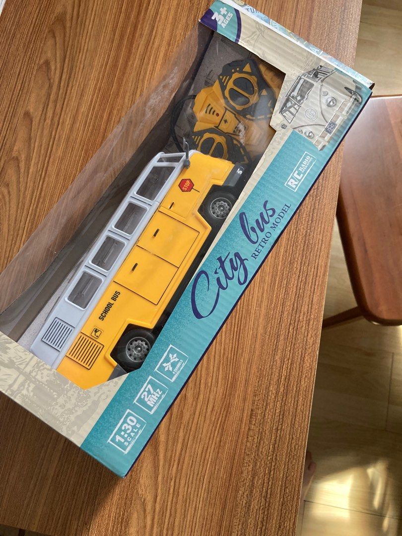 City Bus Retro Model RC Car New, Hobbies & Toys, Toys & Games on Carousell
