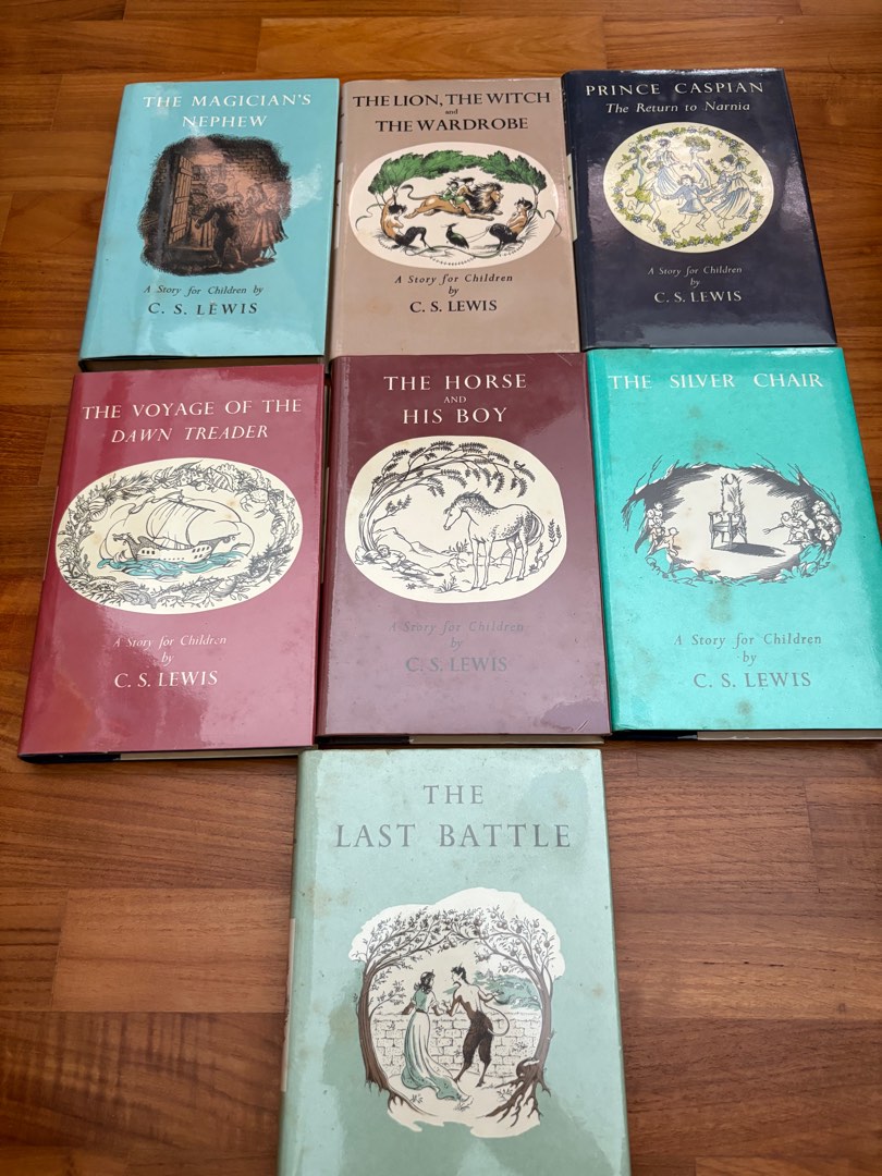 C.S. Lewis The Chronicles of Narnia Facsimile Edition Set, Hobbies ...