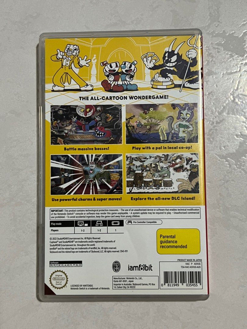 Cuphead - Nintendo Switch, Video Gaming, Video Games, Nintendo on Carousell