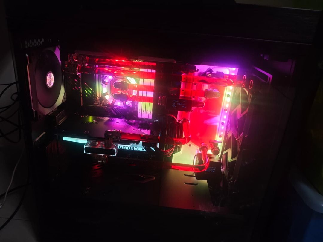 High end water cooling gaming pc, Computers & Tech, Desktops on Carousell