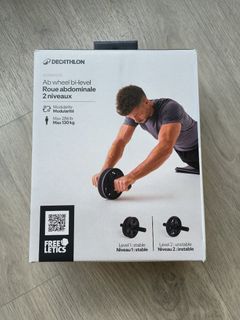 Decathlon Ab Wheel, Sports Equipment, Exercise & Fitness, Toning ...