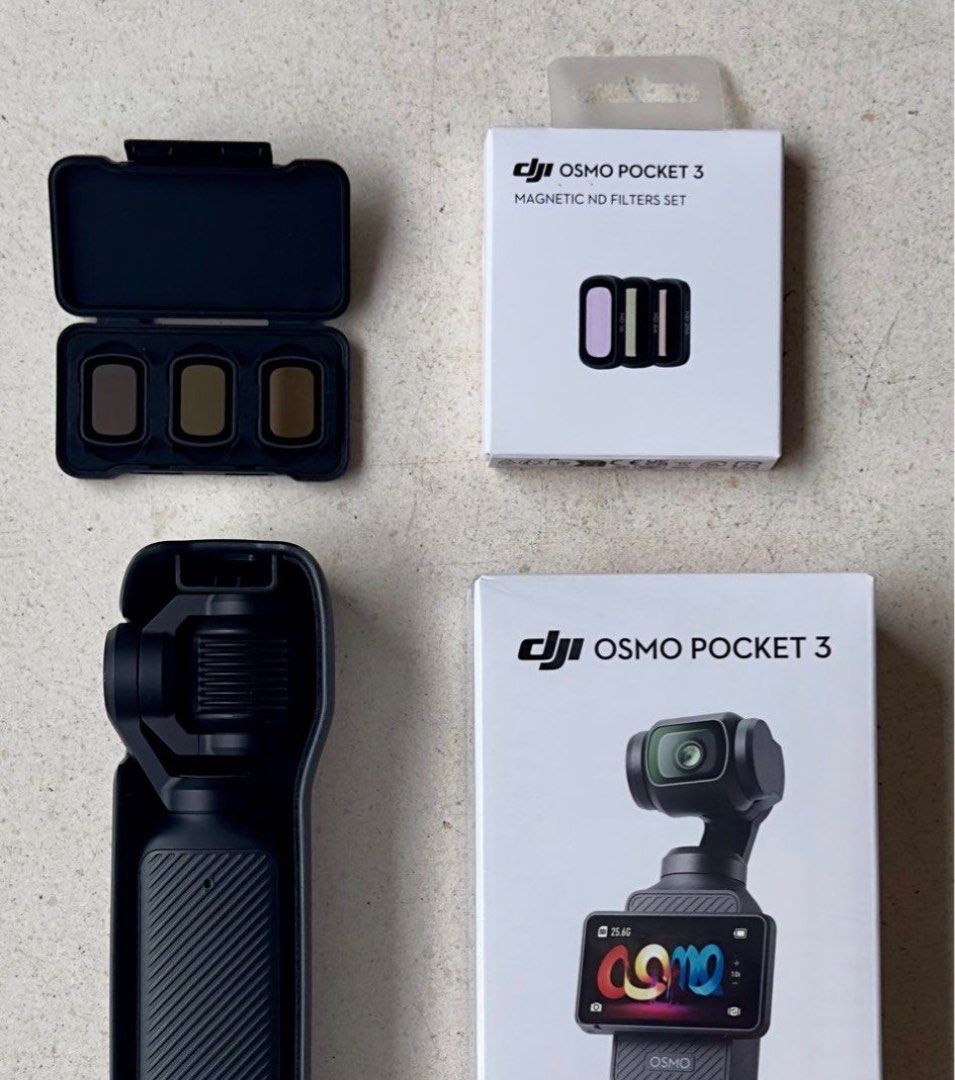 DJI Osmo Pocket 3 + Magnetic ND Filters - Brand New, Photography ...
