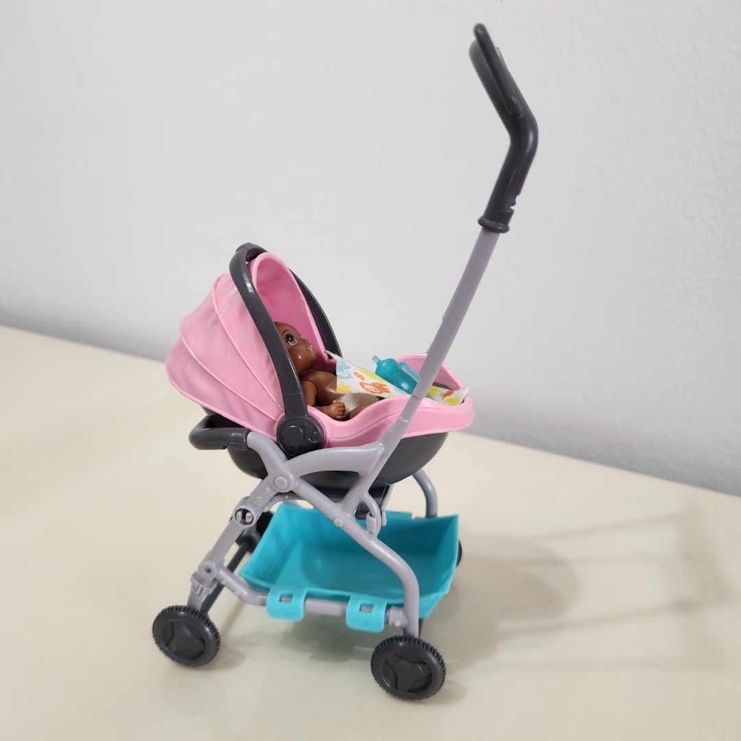 Barbie Stroller with Baby Doll (Barbie sold separately), Hobbies & Toys ...
