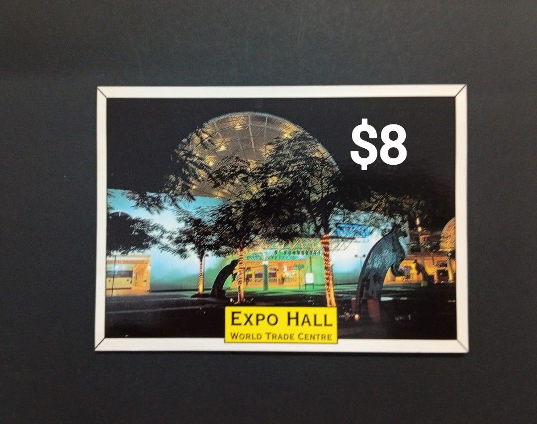Early 90s Expo Hall World Trade Centre Postcard, Hobbies & Toys ...