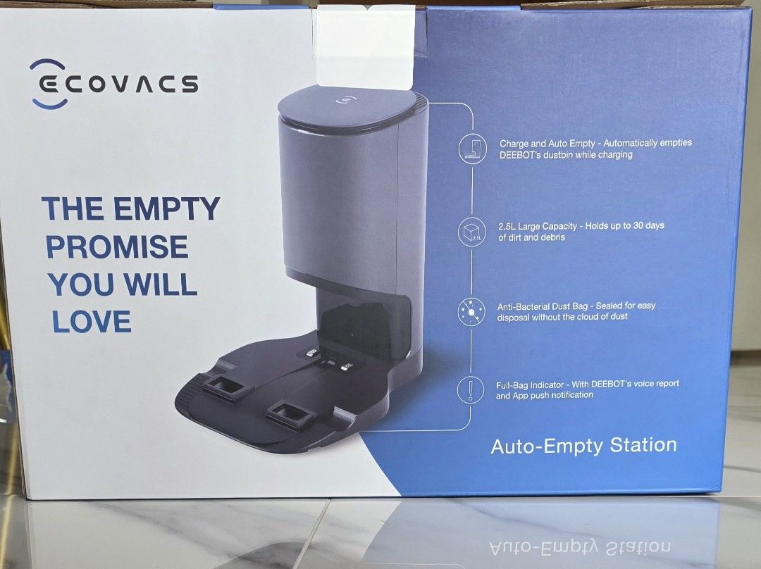 ECOVACS Auto-Empty Station, TV & Home Appliances, Vacuum Cleaner ...