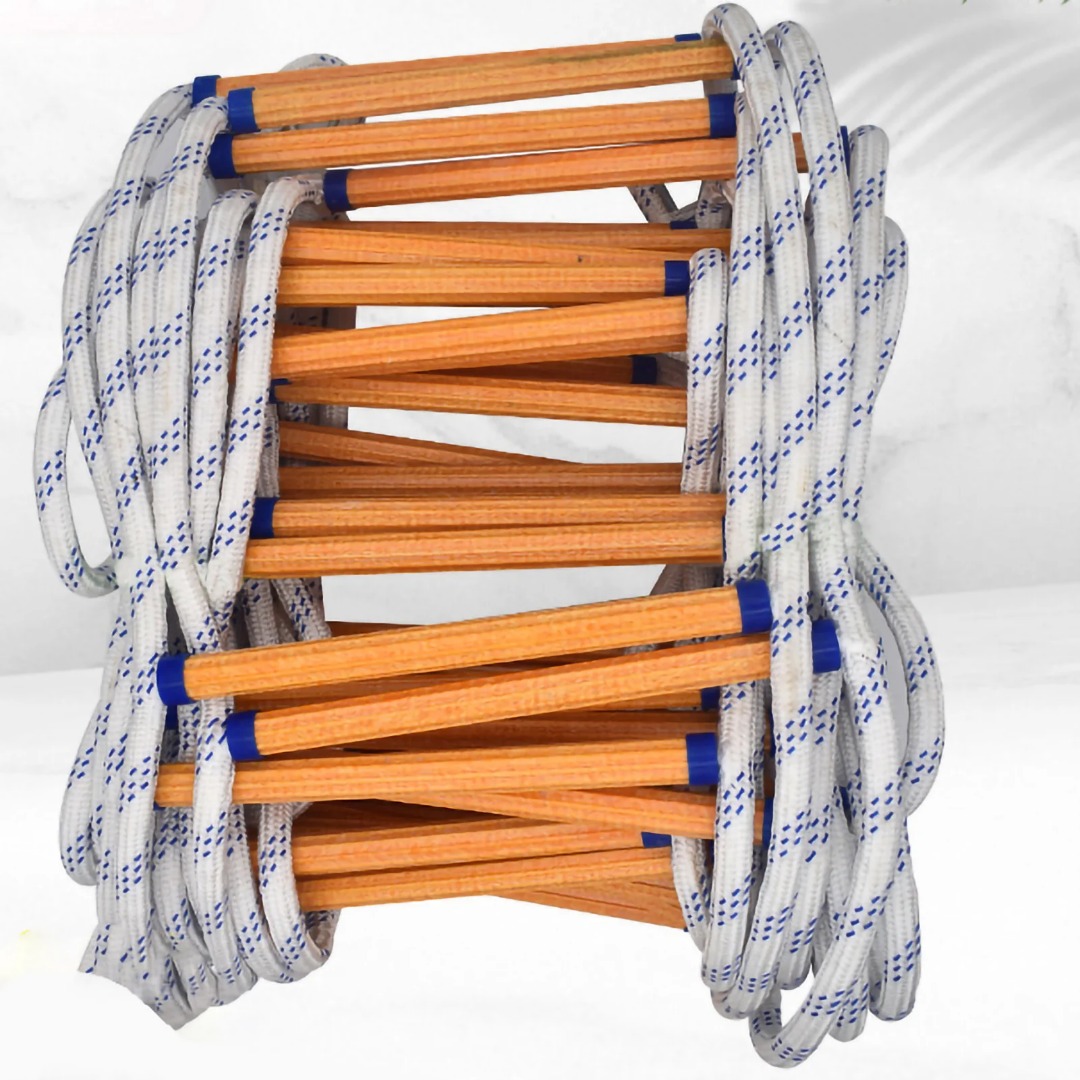 Emergency Fire Escape Rope Ladder Outdoor Rescue Training Resin ...