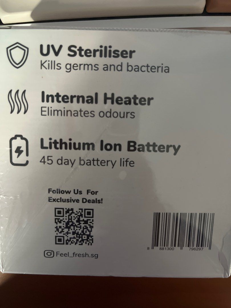 Feel Fresh UV Sterilizer with Internal Heater, Beauty & Personal Care ...