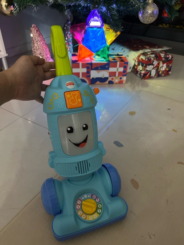 Fisher-Price Laugh & Learn Light-up Learning Vacuum, Babies & Kids ...