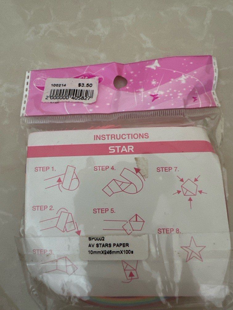 Folding stars paper 📝, Hobbies & Toys, Stationery & Craft, Craft ...