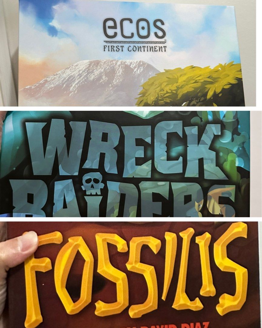 Fossilis Wreck Raiders Ecos First Continent board game, Hobbies & Toys ...