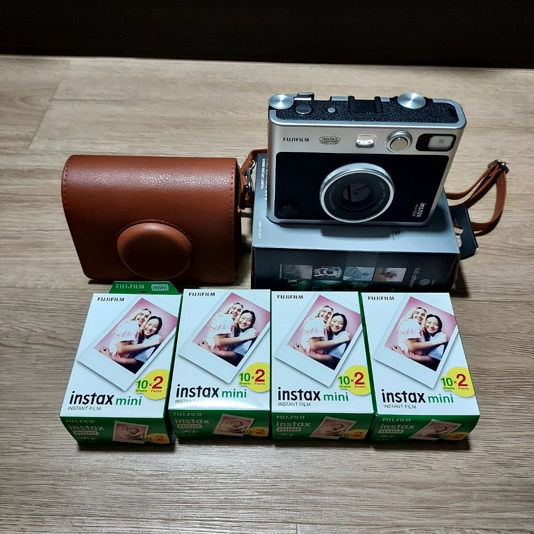 Fujifilm Instax Mini Evo + 60 new films, Photography, Cameras on Carousell