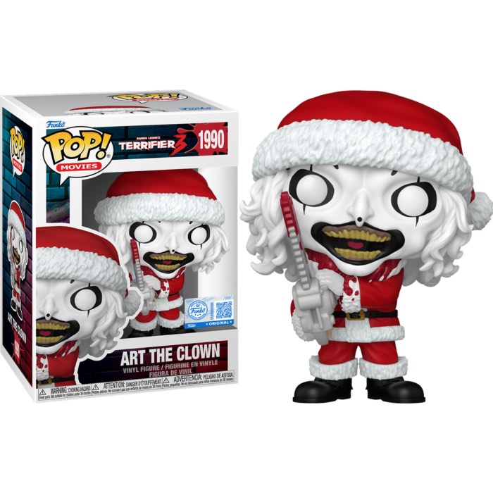 Funko Pop! Movies: Terrifier 3 - Art the Clown with Chainsaw (Bloody ...