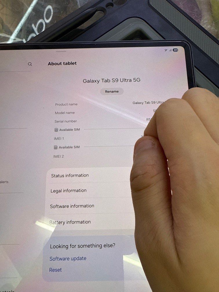 Galaxy Tab S9 Ultra (5G) Graphite 256GB, Mobile Phones & Gadgets ...