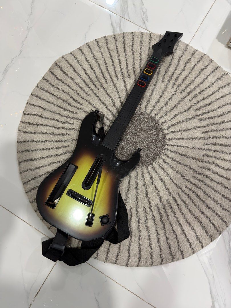 Wii Guitar Hero Guitar Controller, Hobbies & Toys, Toys & Games on ...