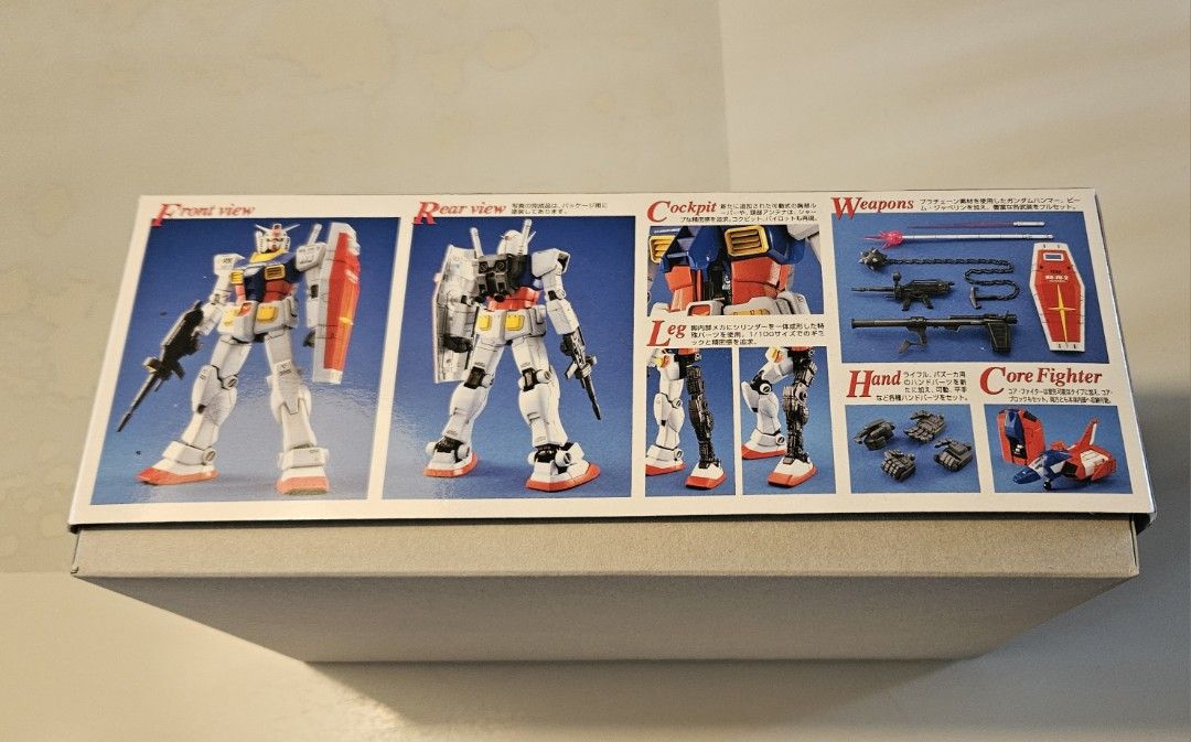 Gundam RX-78-2 Close Combat Mobile Suit 1/100 Scale EFSF Master Grade ...