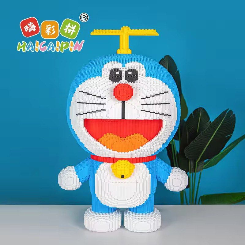 Half built Doraemon Building Block Set, Hobbies & Toys, Toys & Games on ...