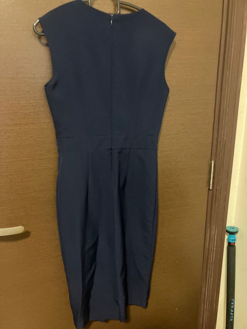 Han Queen Navy Blue Dress, Women's Fashion, Dresses & Sets, Dresses on ...
