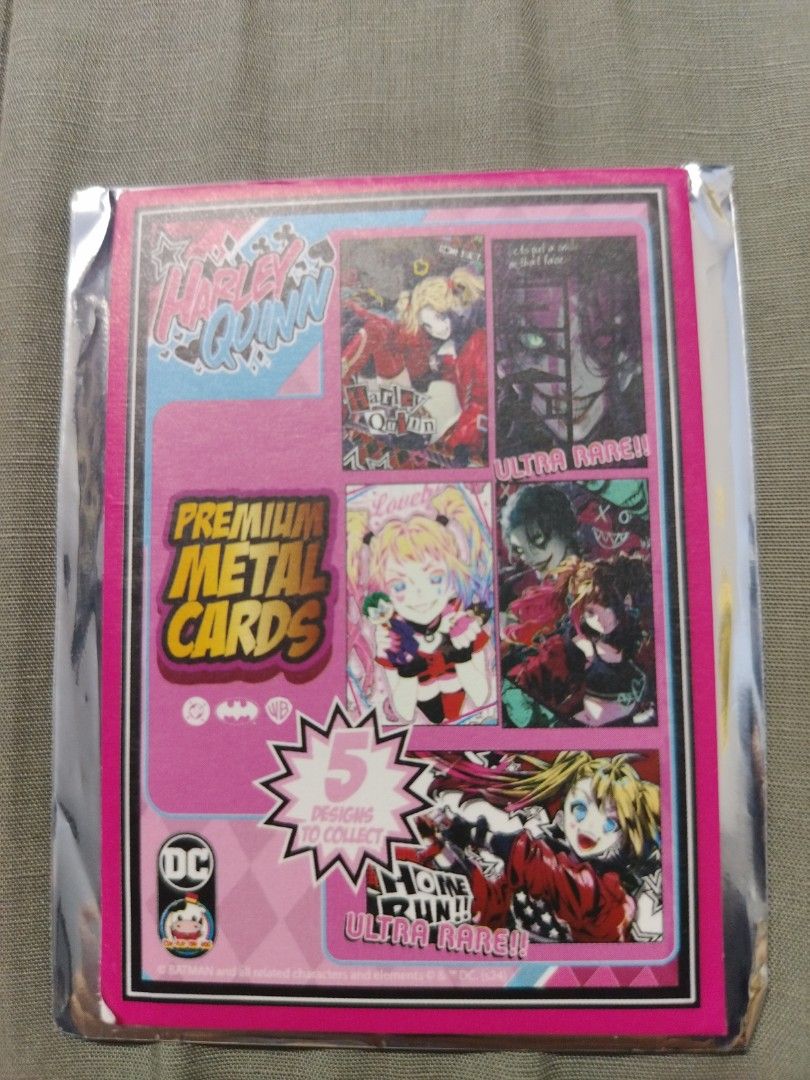 Harley Quinn Premium Metal Card, Hobbies & Toys, Toys & Games on Carousell