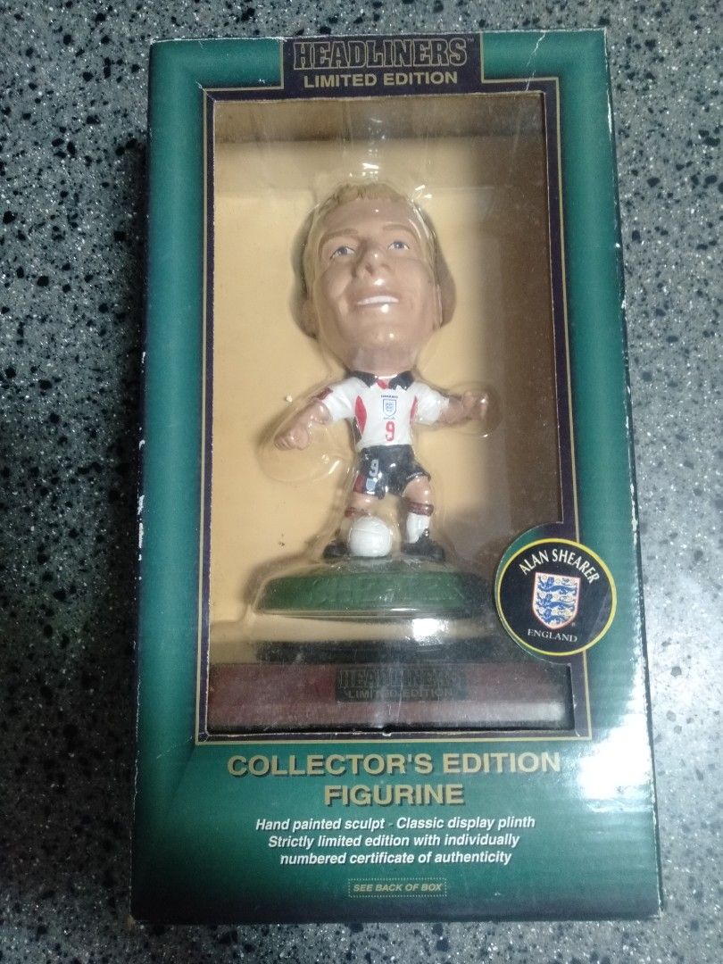 Headliners Alan Shearer Collector's Edition Figurine, Hobbies & Toys ...