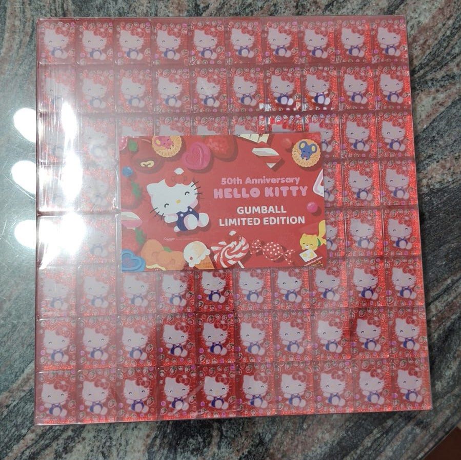 Hello Kitty 50th Anniversary Gumball Limited Edition Set, Hobbies ...