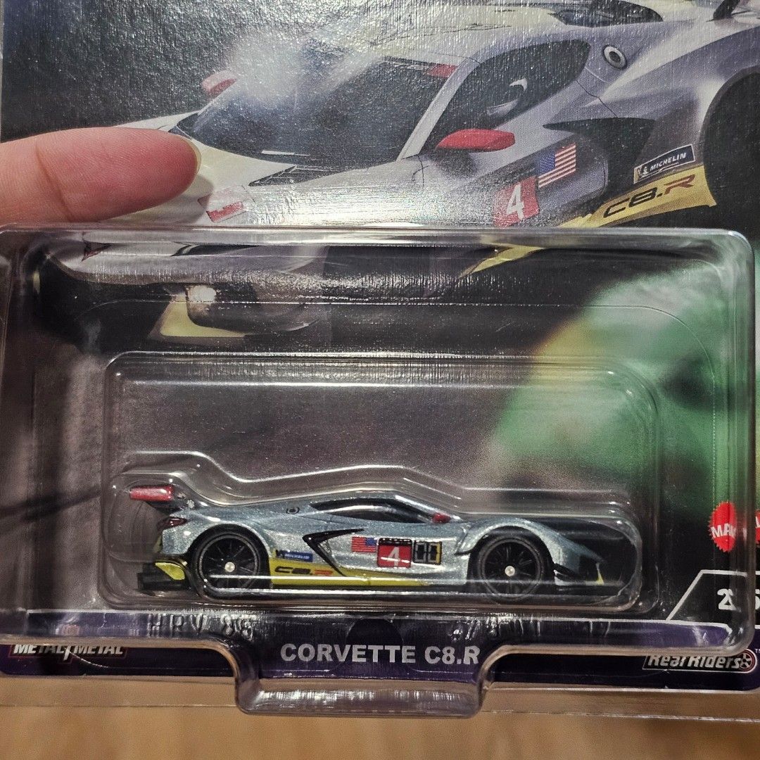 Hot Wheels Premium Corvette C8.R [With Protector], Hobbies & Toys, Toys ...