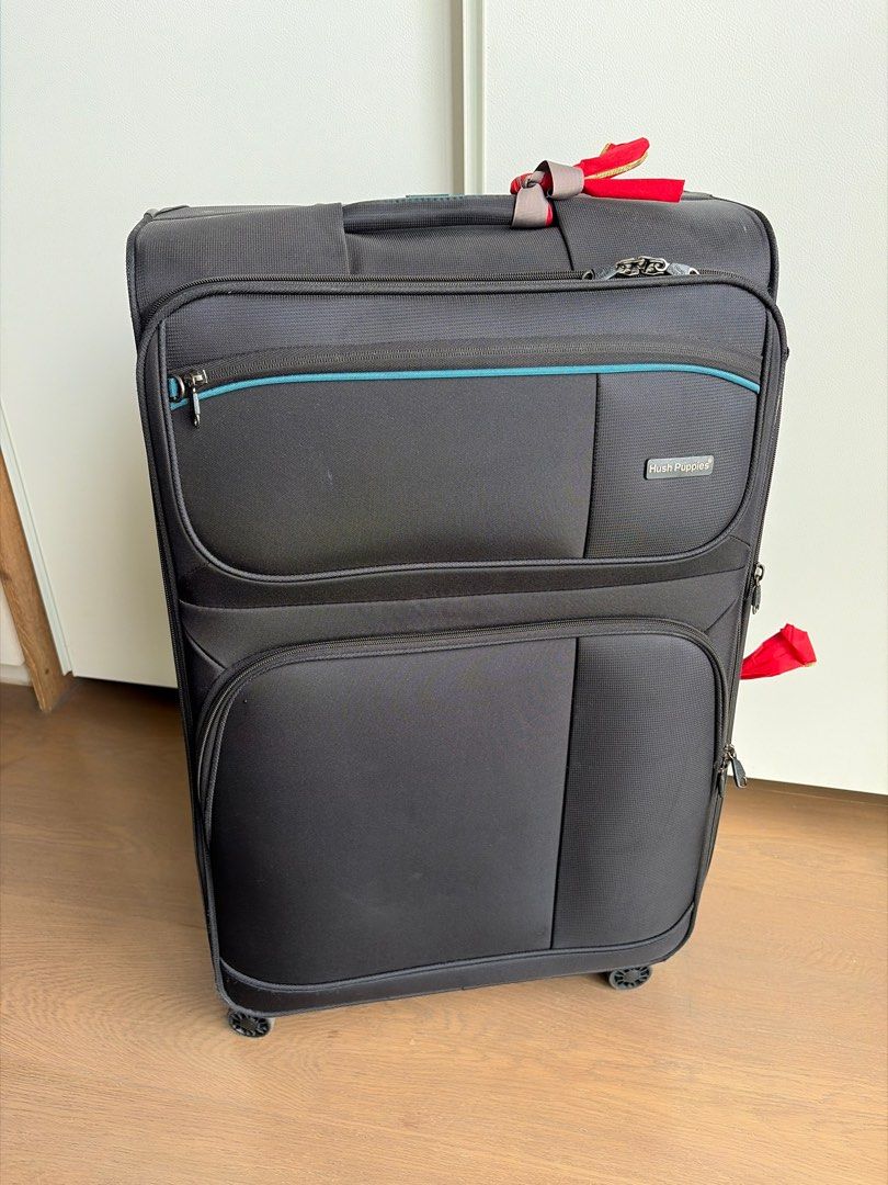 Hush Puppies Black Suitcase 28inch, Hobbies & Toys, Travel, Luggage on ...