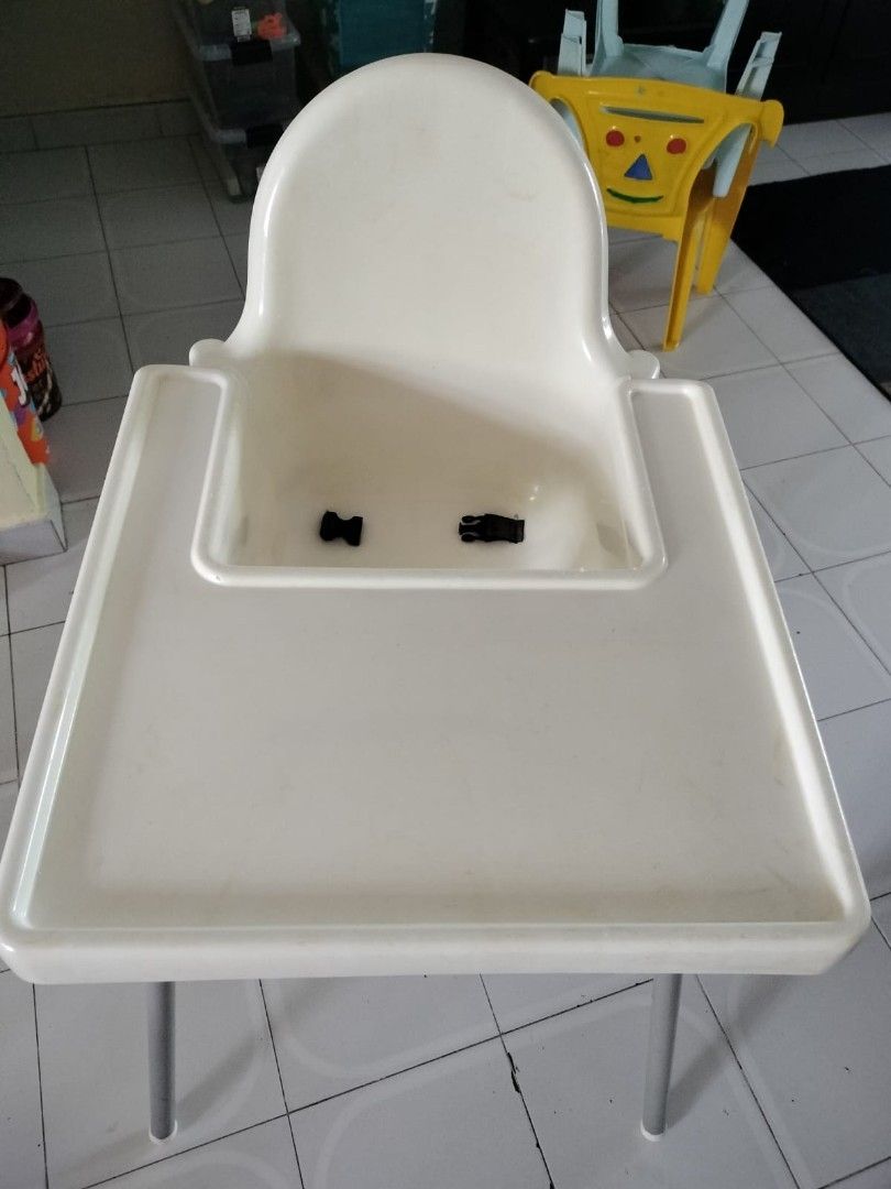 IKEA Antilop High Chair - White, Babies & Kids, Nursing & Feeding, Baby ...
