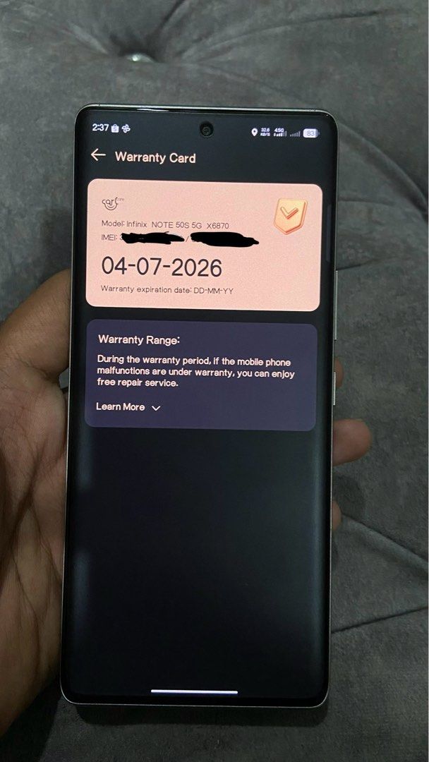Infinix Note 50S 5G Red 256GB, Mobile Phones & Gadgets, Mobile Phones ...