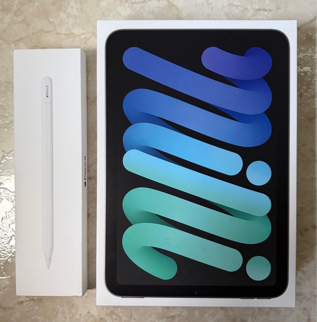 (Free Apple Pencil) iPad Mini A17 Grey 128GB, Mobile Phones & Gadgets ...