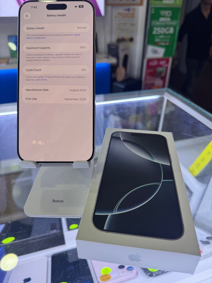 iPhone 16 Pro Max 256GB White Titanium, Mobile Phones & Gadgets, Mobile ...