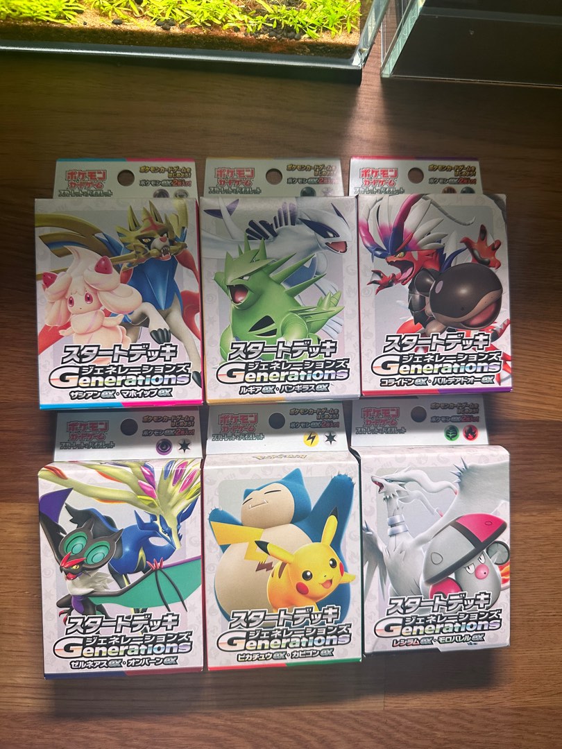 Japanese Generations Starter Decks-Pokemon Cards, Hobbies & Toys, Toys ...