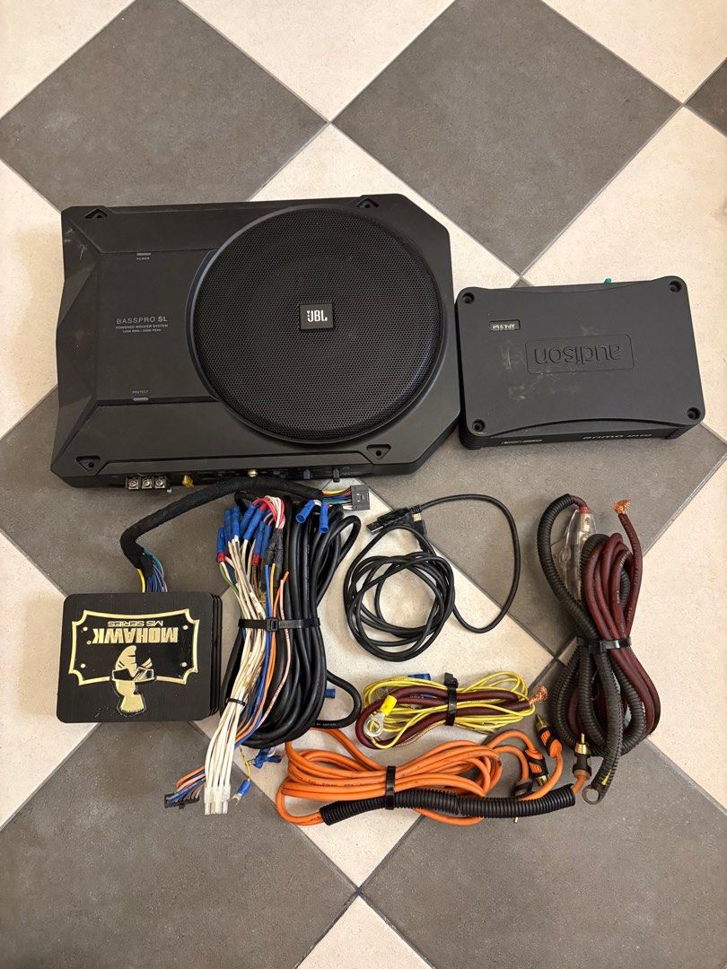 JBL BassPro SL Subwoofer + Audison AP4.9 Bit Amplifier, Car Accessories ...