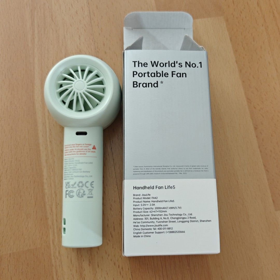 JISULIFE HandHeld Fan Life5, Furniture & Home Living, Lighting & Fans ...