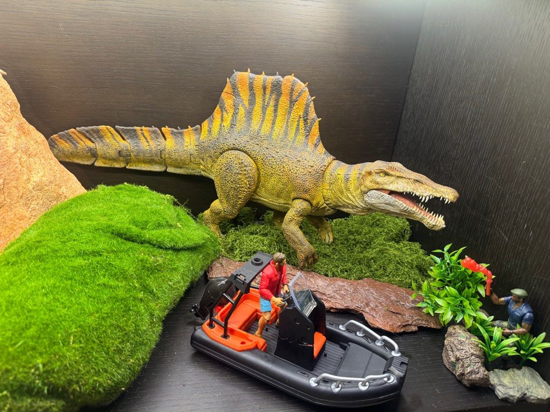 Jurassic World Rebirth Spinosaurus Custom Painted Figure, Hobbies ...