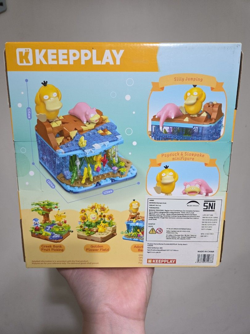 KeepPlay Pokemon Psyduck Building Blocks Set, Hobbies & Toys, Toys ...
